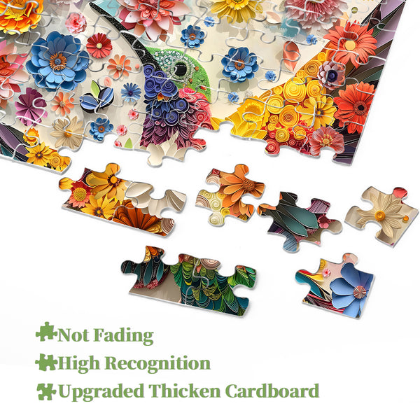 Hummingbird Flying Jigsaw Puzzles 1000 Pieces – Obviouslove