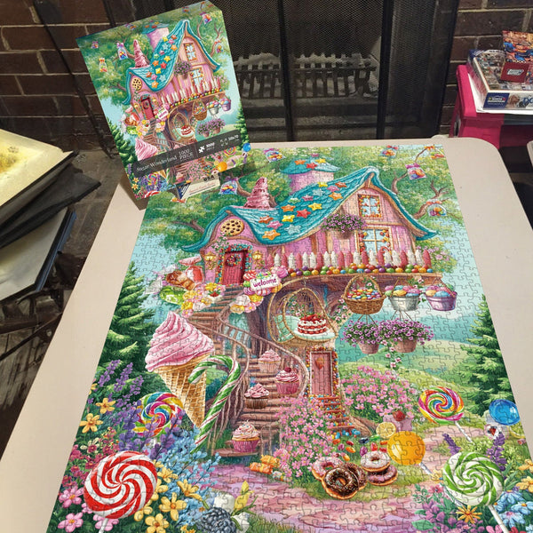 Sugar Wonderland Jigsaw Puzzle 1000 Pieces – Obviouslove