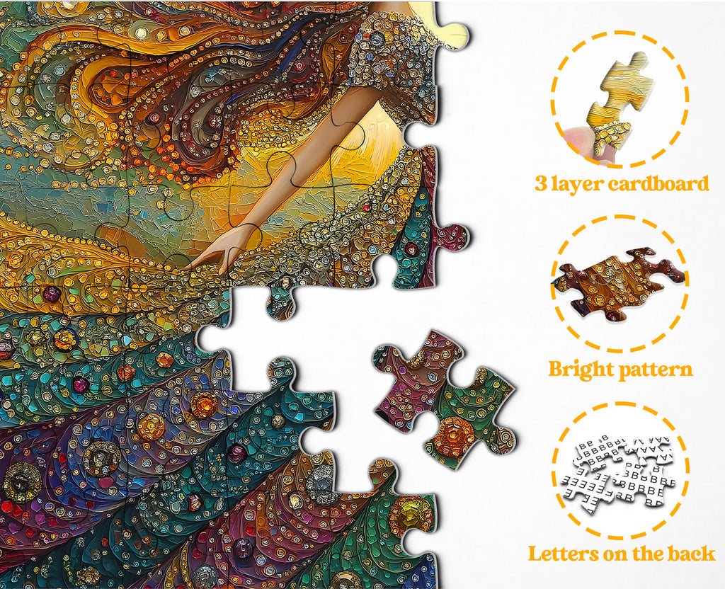 Gemstone Woman Jigsaw Puzzle 1000 Piece – Obviouslove