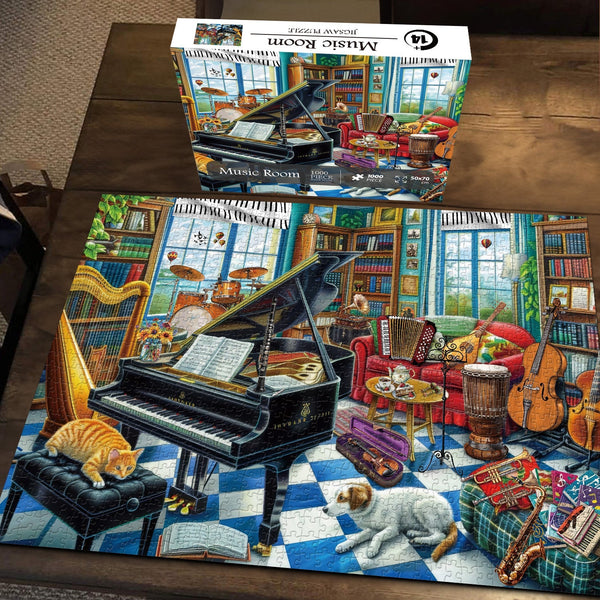 Music Room Jigsaw Puzzle 1000 Pieces – Obviouslove