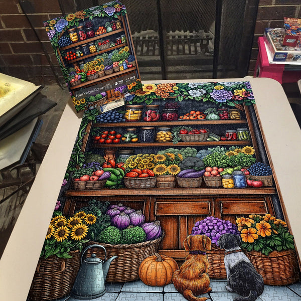 Fruit Veggie Corner Jigsaw Puzzle 1000 Pieces – Obviouslove