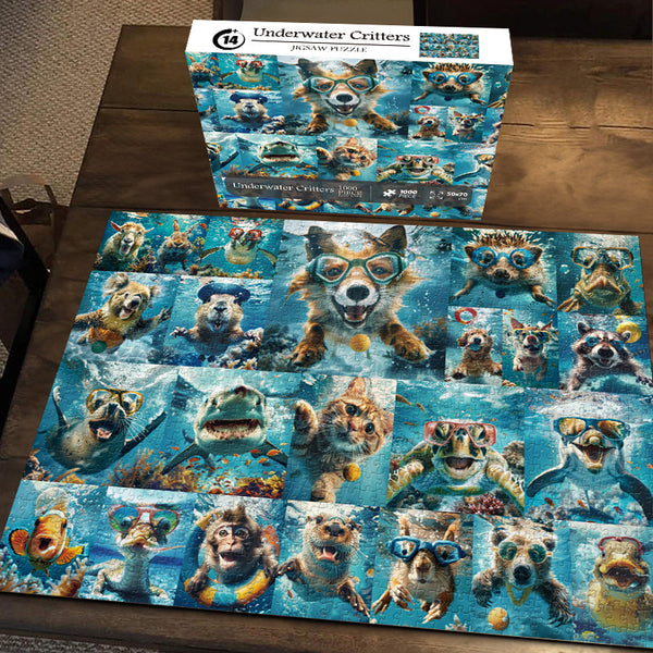Underwater Critters Jigsaw Puzzle 1000 Pieces – Obviouslove