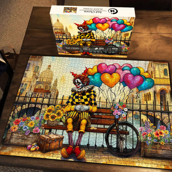 Sad Clown Jigsaw Puzzles 1000 Pieces – Obviouslove