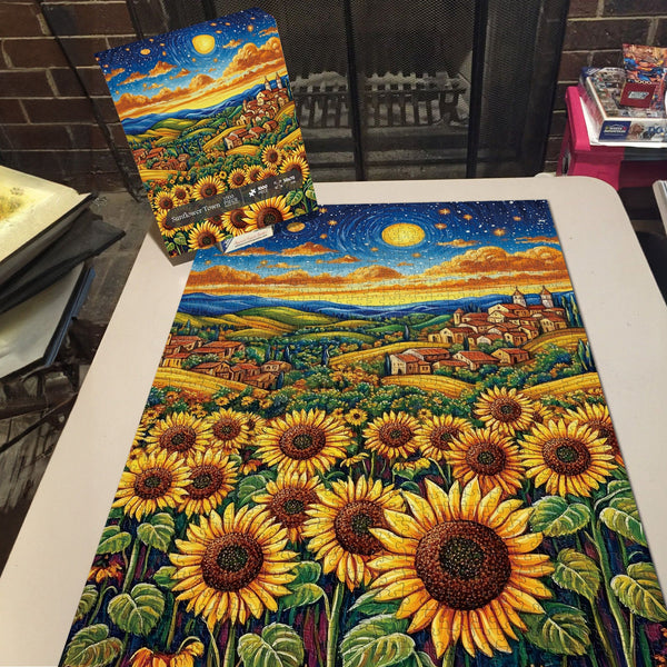 Sunflower Town Jigsaw Puzzle 1000 Pieces – Obviouslove