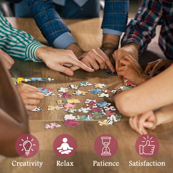 The Flower Garden Jigsaw Puzzle 1000 Pieces – Obviouslove