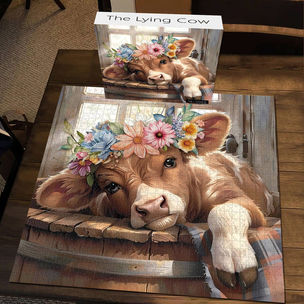 The Lying Cow Jigsaw Puzzles 1000 Pieces – Obviouslove