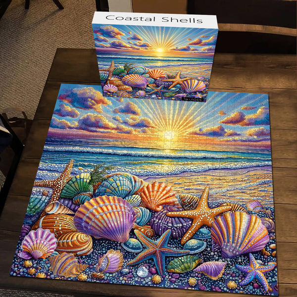 Coastal Shells Jigsaw Puzzles 1000 Pieces – Obviouslove