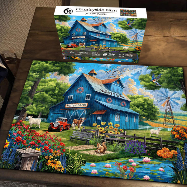 Countryside Barn Jigsaw Puzzle 1000 Pieces – Obviouslove