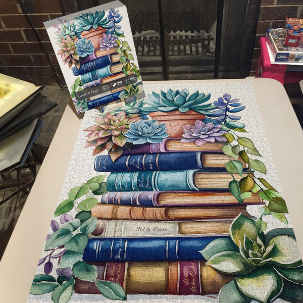 Green & Pages Jigsaw Puzzles 1000 Piece – Obviouslove