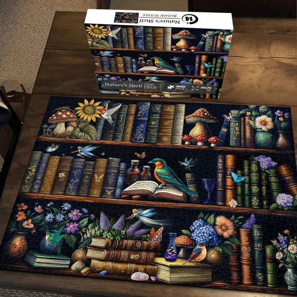 Nature’s Shelf Jigsaw Puzzle 1000 Pieces – Obviouslove