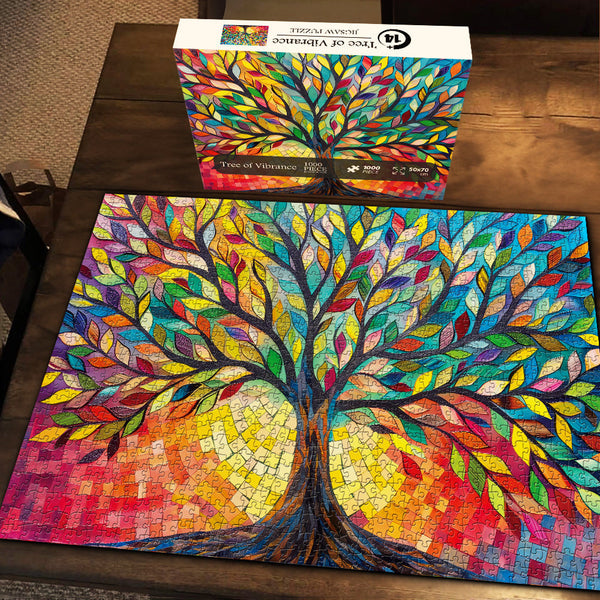 Tree of Vibrance Jigsaw Puzzle 1000 Pieces – Obviouslove