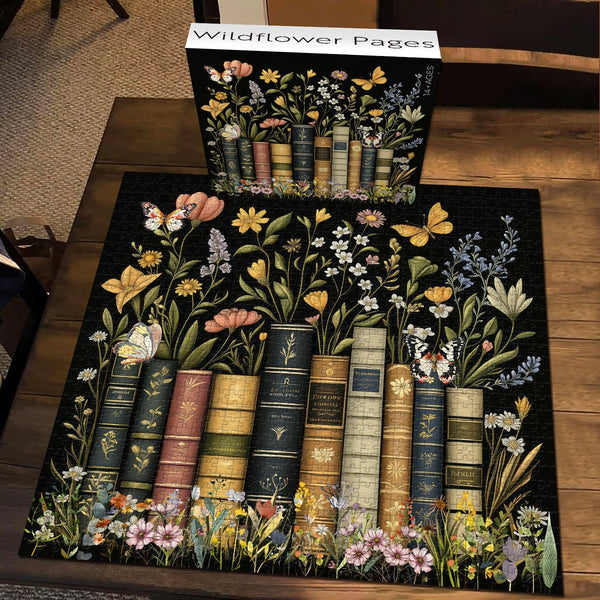 Wildflower Pages Jigsaw Puzzle 1000 Pieces – Obviouslove