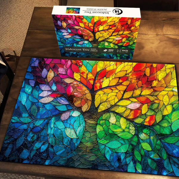 lridescent Tree Jigsaw Puzzle 1000 Pieces – Obviouslove
